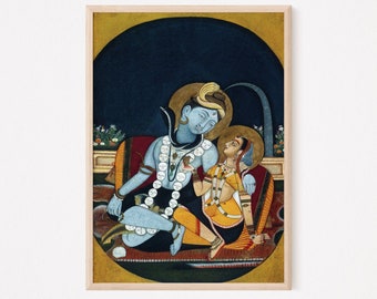 Shiva Shakti Poster - Etsy