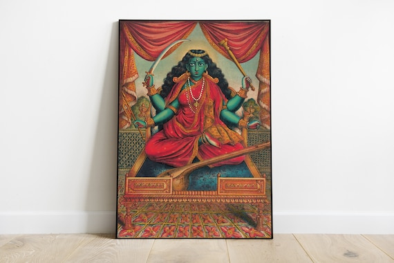 Sri Matangi Poster Hindu Tantra Mahavidya Devi Print - Etsy