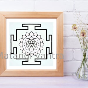 Sri Matangi Yantra, Sacred Feminine Geometry, Tantra Mahavidya Devi ...