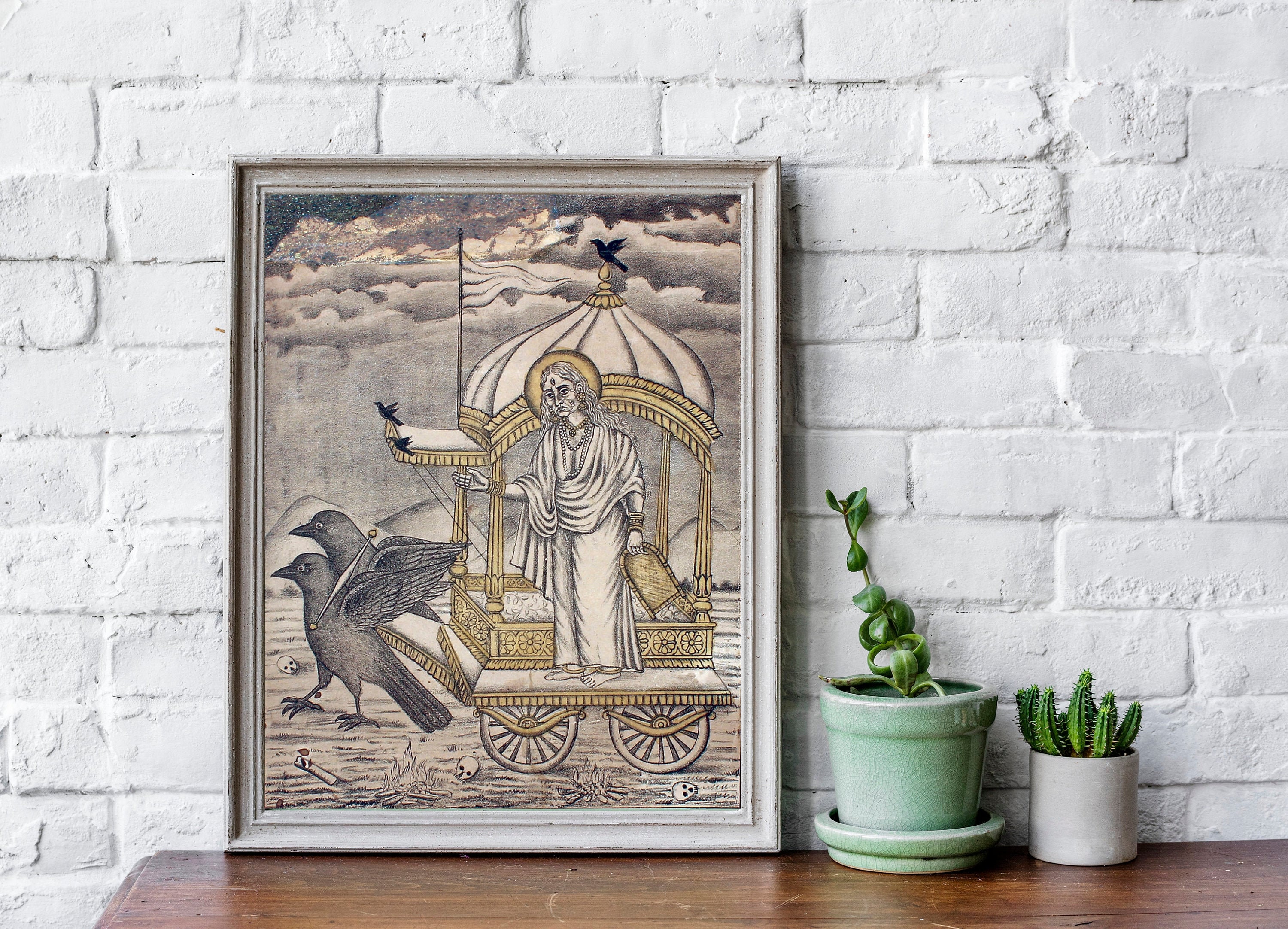 Impresión de Ma Dhumavati, ilustración de la madre Dhoomavati, póster ...