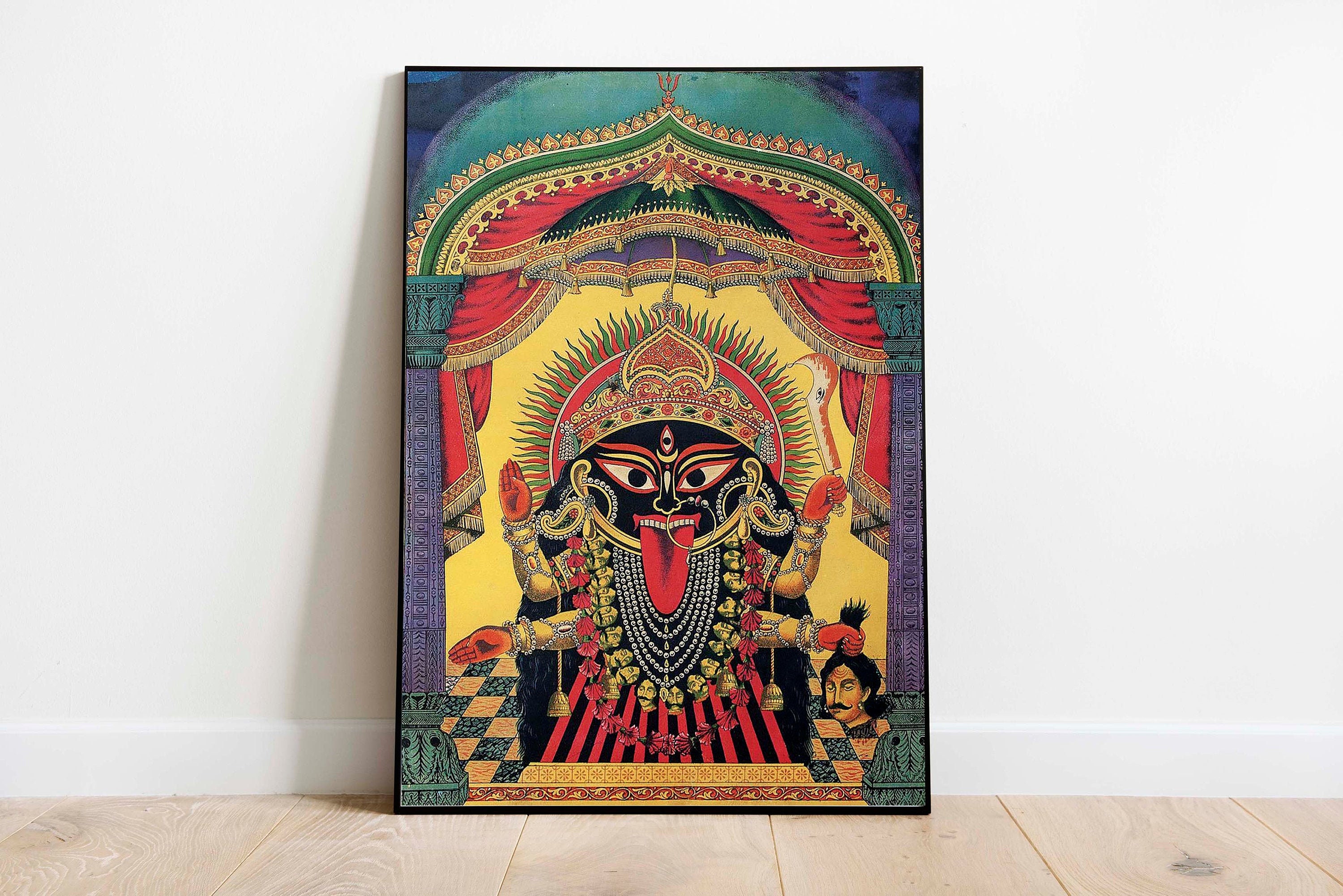 Ma Kali Poster Spiritual Art Print Kali Print Goddess Kali - Etsy