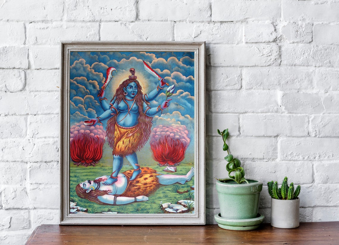 Ma Tara Poster Das Mahavidya Tantric Devi Goddess Tara - Etsy