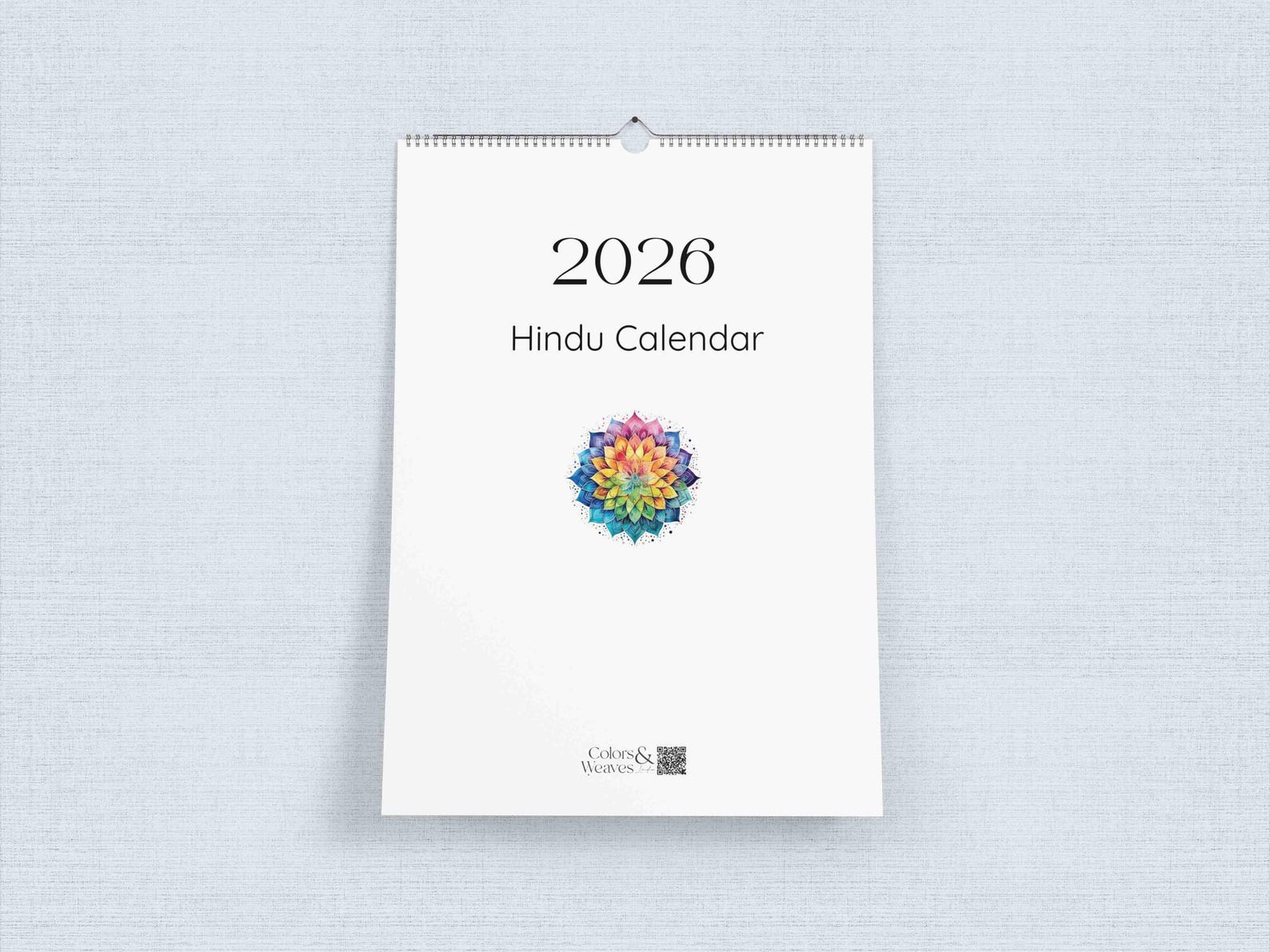 2026 Hindu Gods Calendar With Festivals List (digital Download) - Etsy