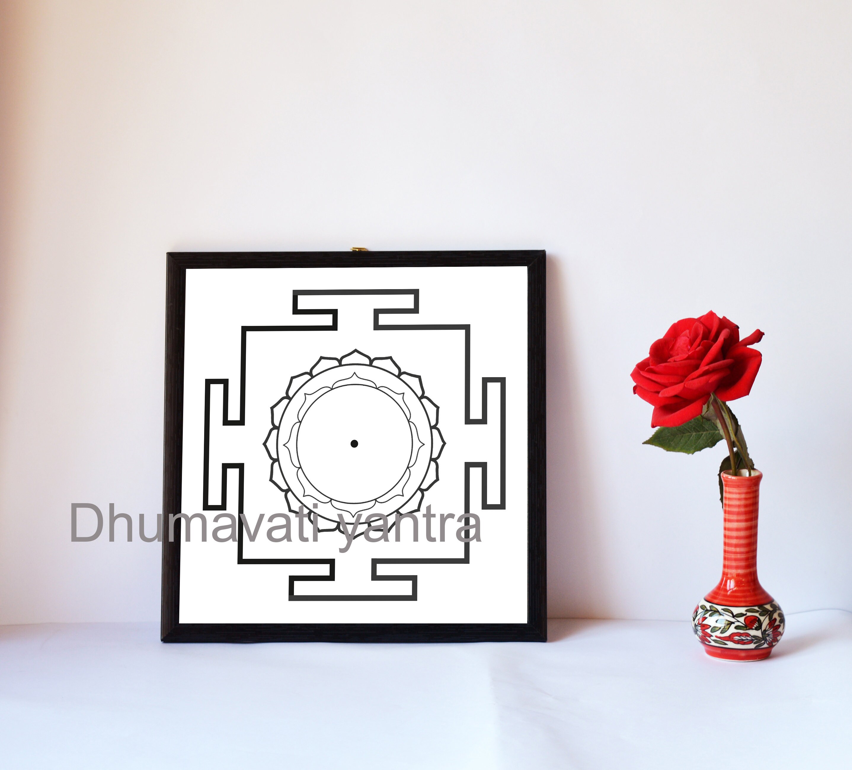 Sri Dhumavati Yantra Digital Download, Mahavidya Devi Print, Sacred ...