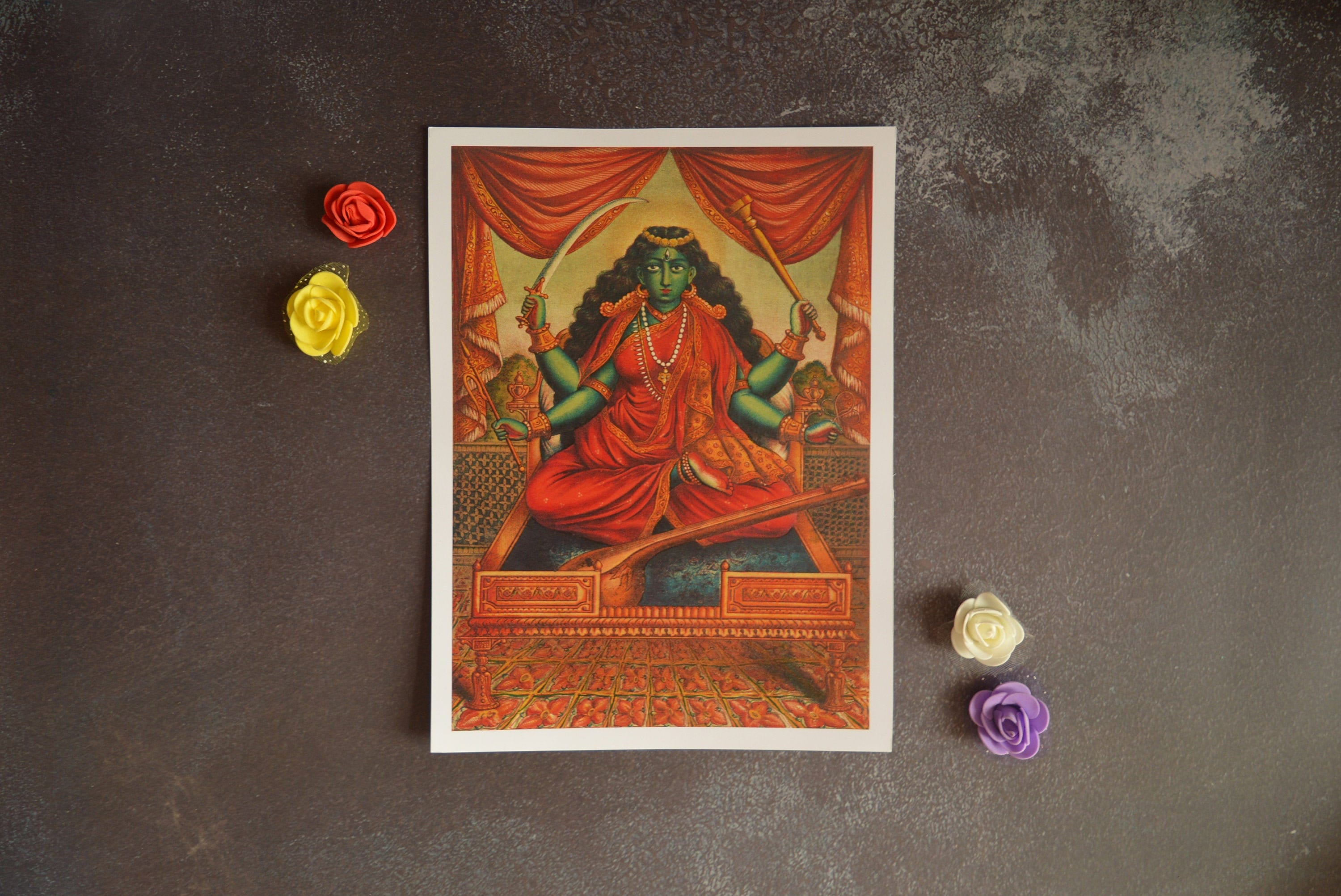 Sri Matangi Poster Hindu Tantra Mahavidya Devi Print - Etsy