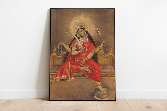 Ma Matangi Poster Shri Uchchhishta Matangini Devi Goddess - Etsy India