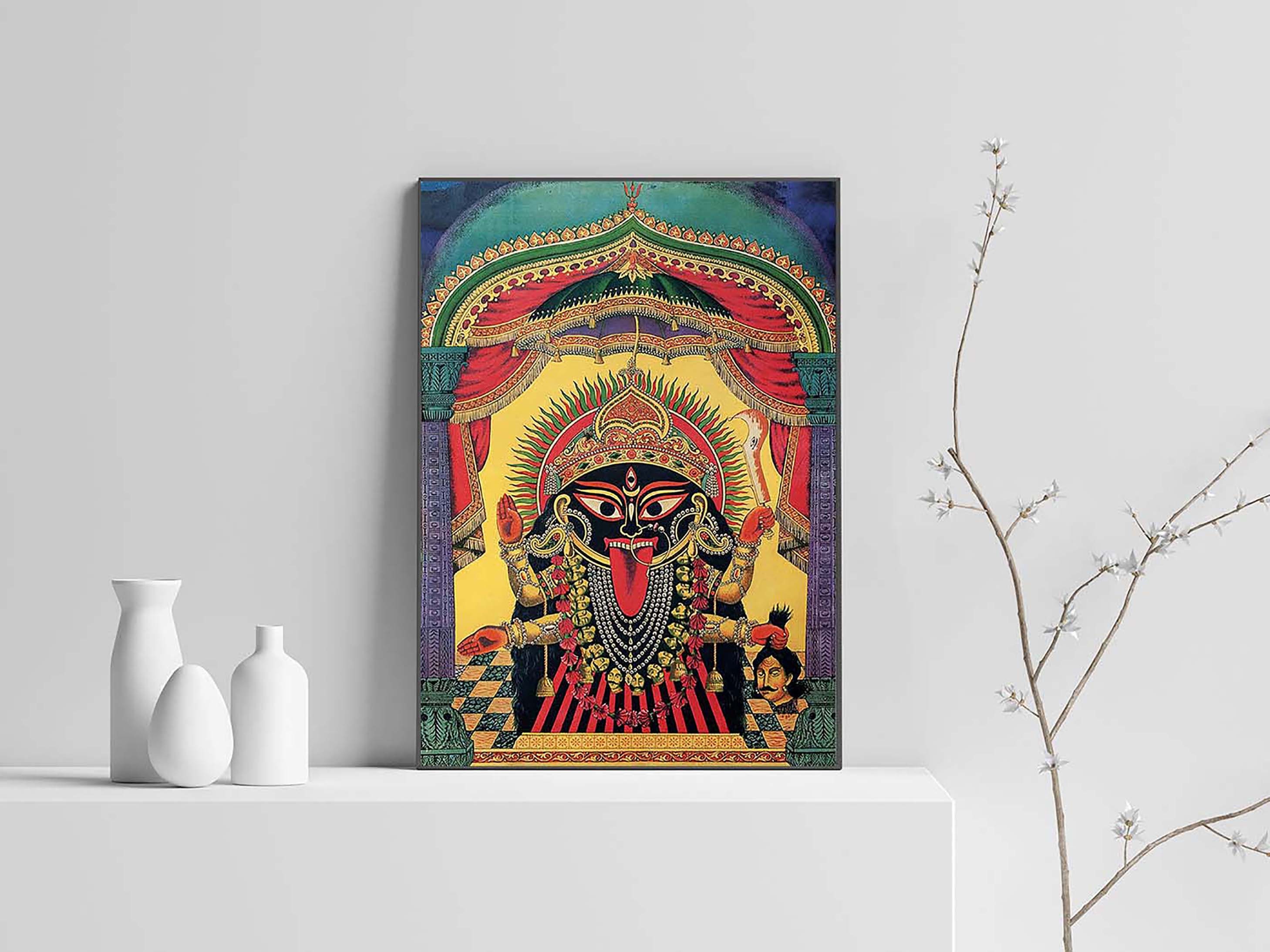 Ma Kali Poster Spiritual Art Print Kali Print Goddess Kali - Etsy