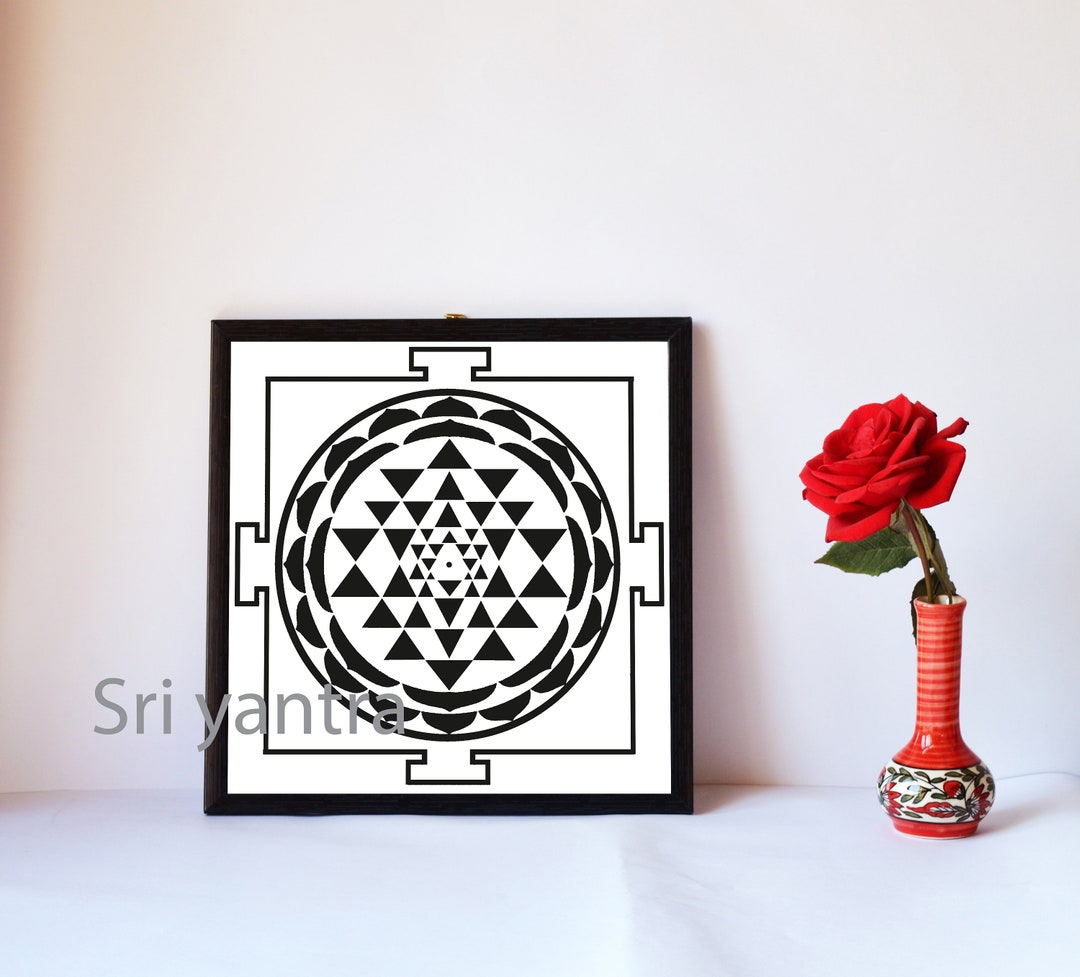 Sri Yantra Digital Download,mother Tripura Sundari Yantra, Sacred ...