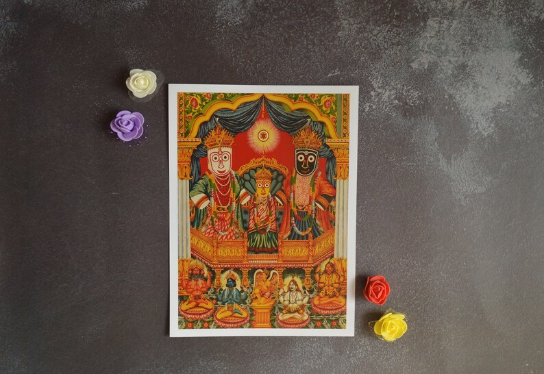 Bhagwan Jagannath Posterkrishna Poster Sri Krishna Balaram - Etsy