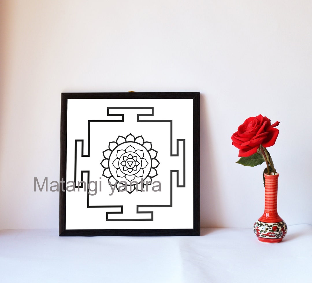 Sri Matangi Yantra, Sacred Feminine Geometry, Tantra Mahavidya Devi ...