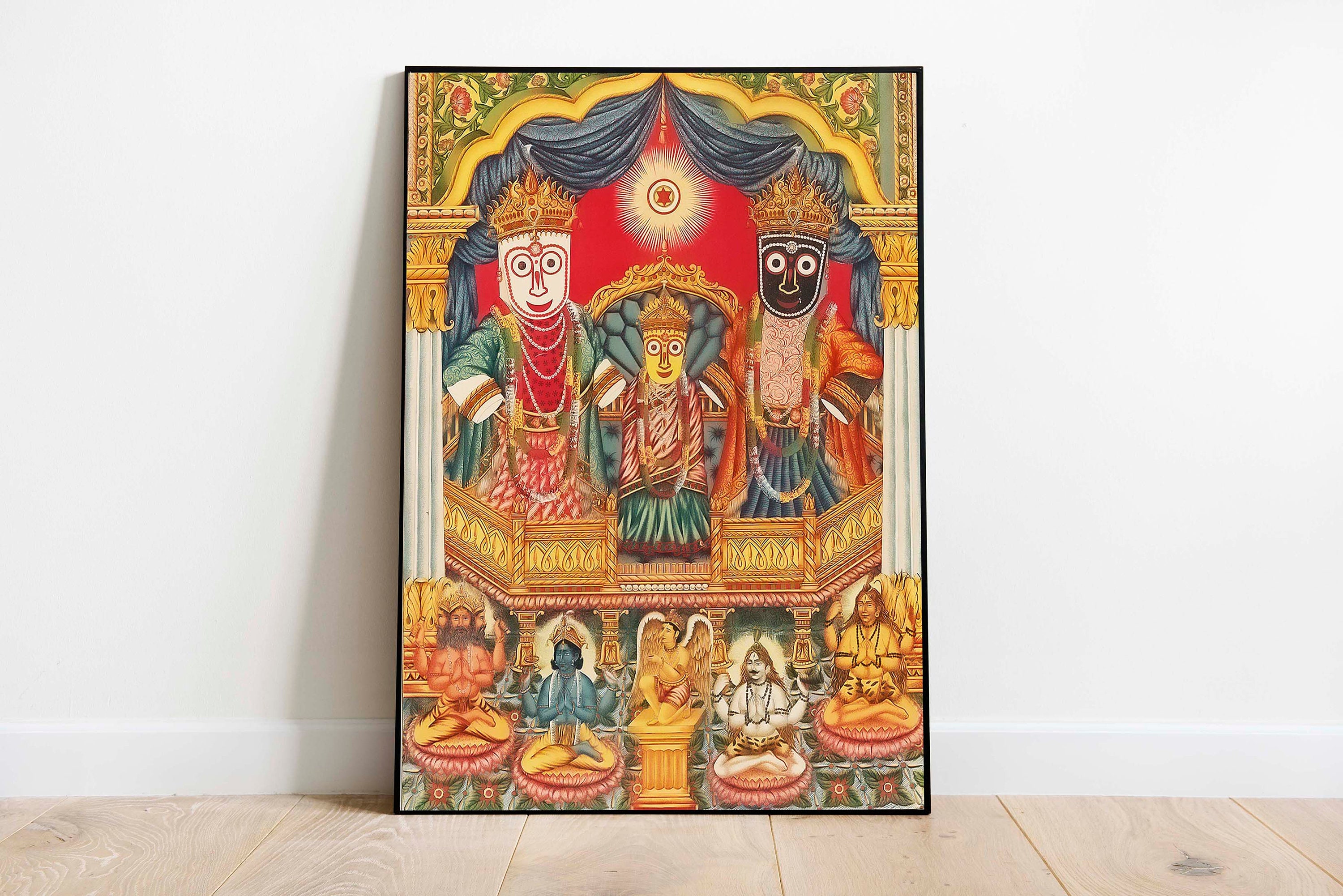 Bhagwan Jagannath Posterkrishna Poster Sri Krishna Balaram - Etsy