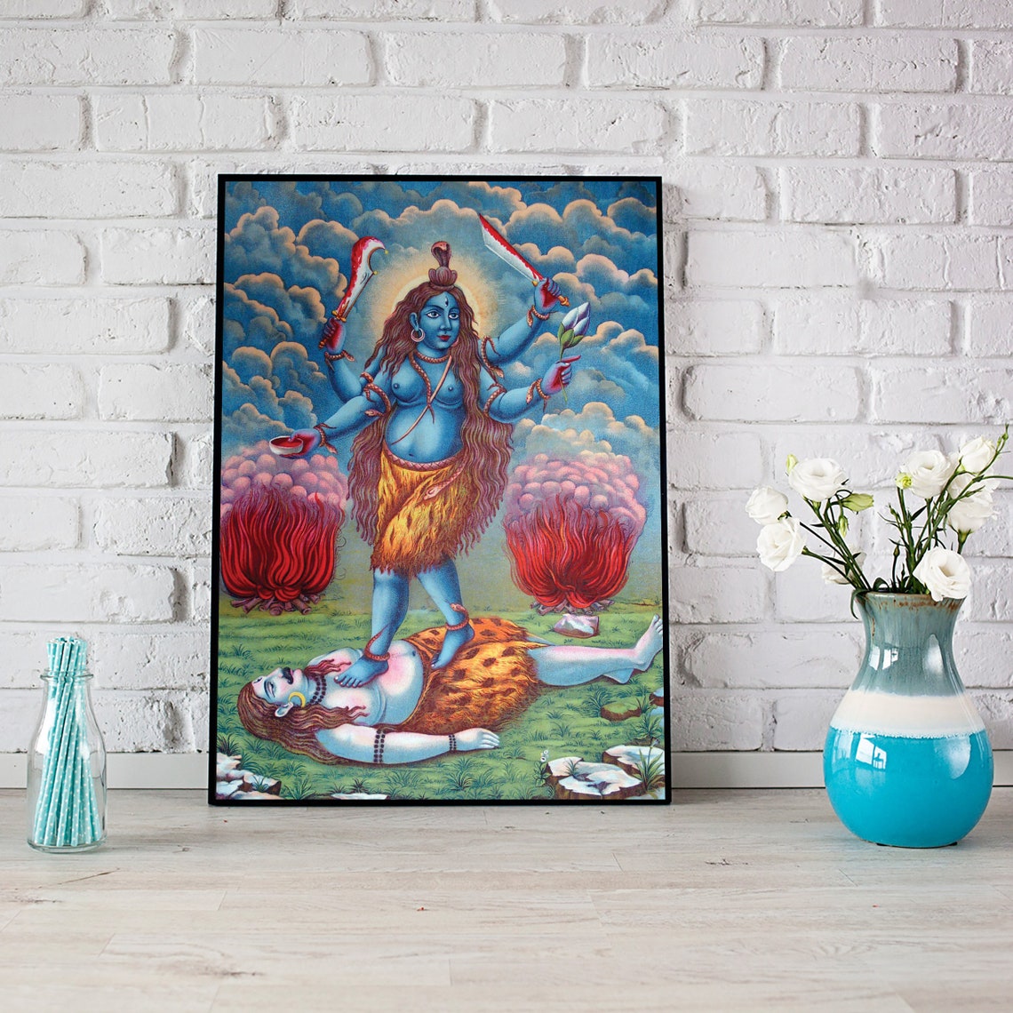 Ma Tara Poster Das Mahavidya Tantric Devi Goddess Tara - Etsy