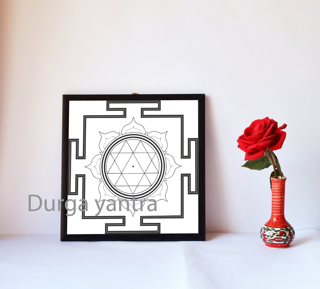Durga Yantra, Digital Download, Ma Durga Poster, Durga Art Printable ...