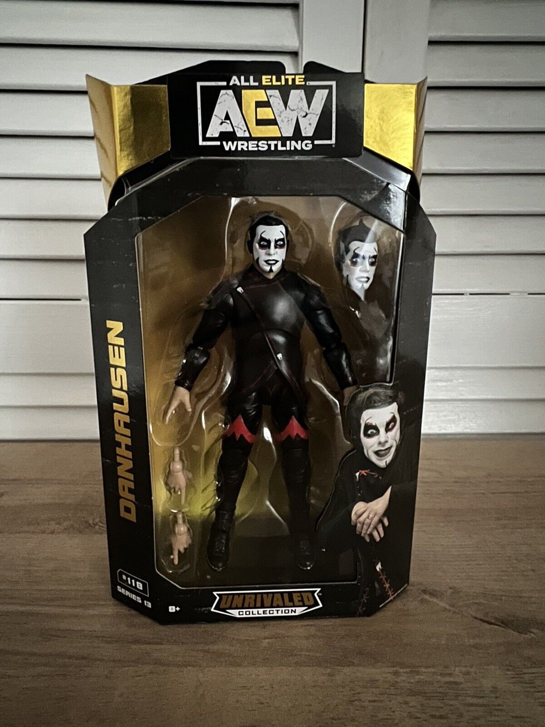 AEW Toy Wrestling Action Figure Danhausen AEW Unrivaled 13 - Etsy
