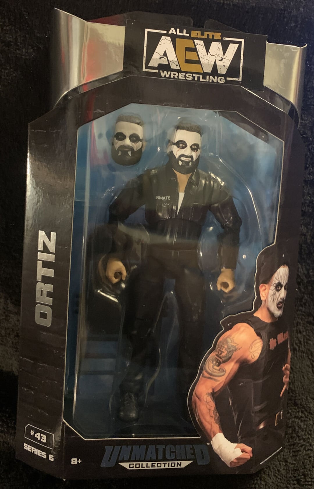 AEW Toy Wrestling Action Figure Ortiz AEW Unmatched Series - Etsy