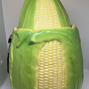 Vintage Corn Cookie Jar - Etsy