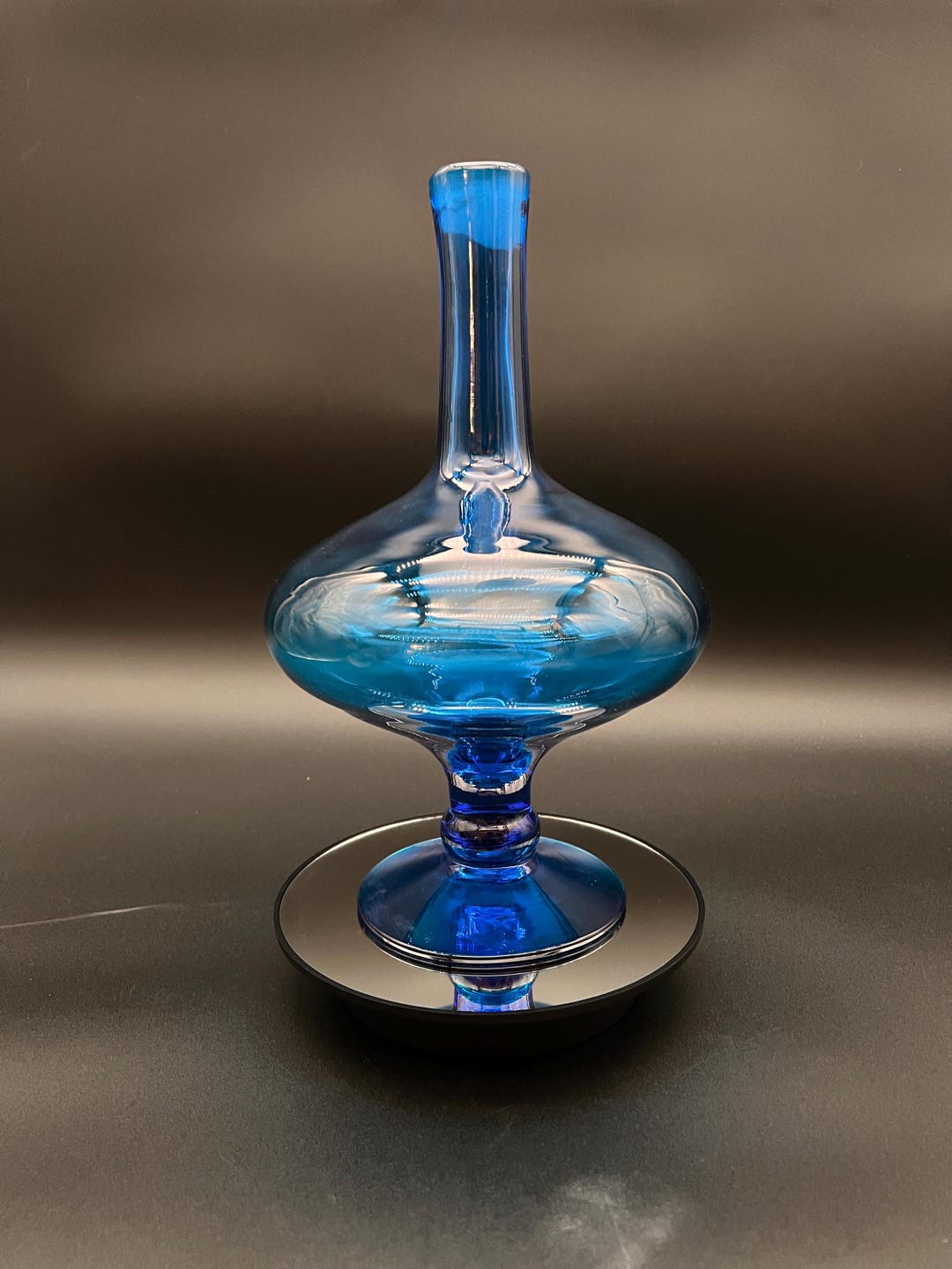 Husted Blenko #6212 Turquoise Decanter, No Topper - Etsy
