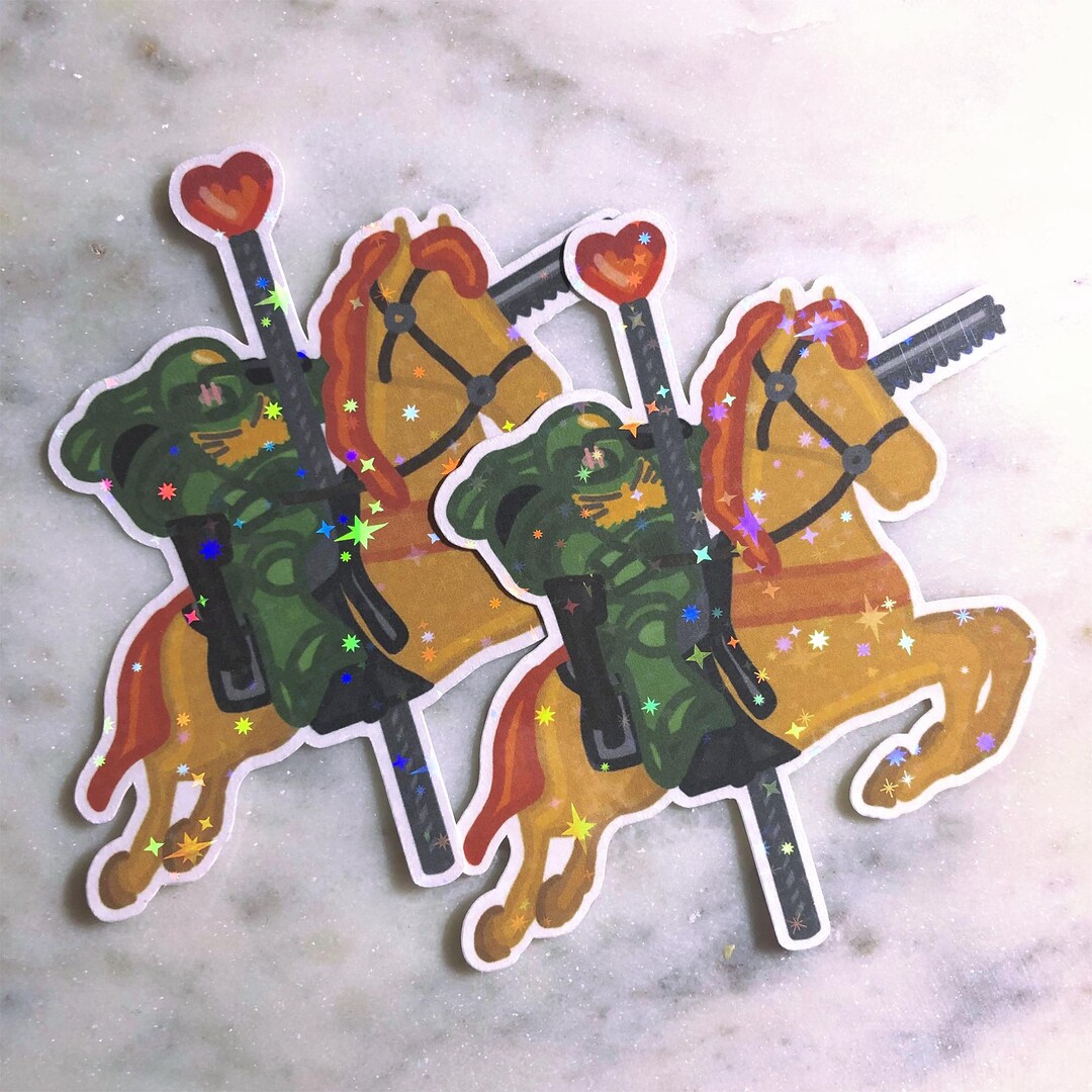 Carousel Salamander warhammer: 40K Protected Sticker/decal Holo-star ...