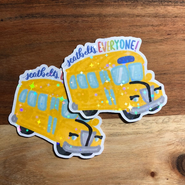 Magic School Bus Stickers - Etsy