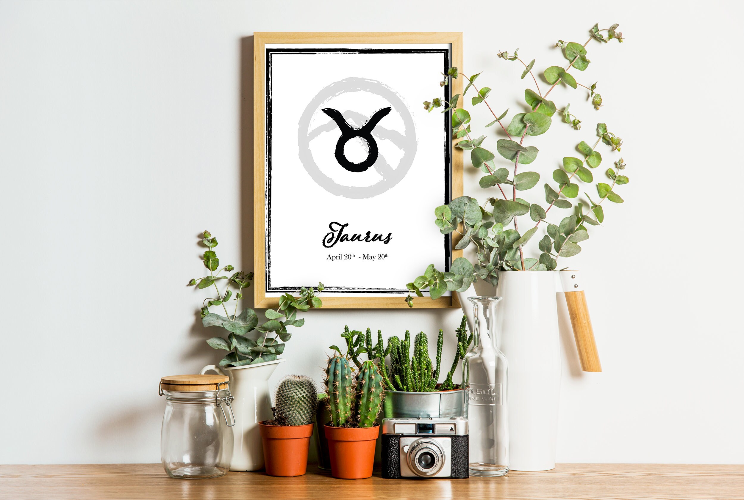 Taurus Zodiac Sign Earth Element Astrology Symbol - Etsy