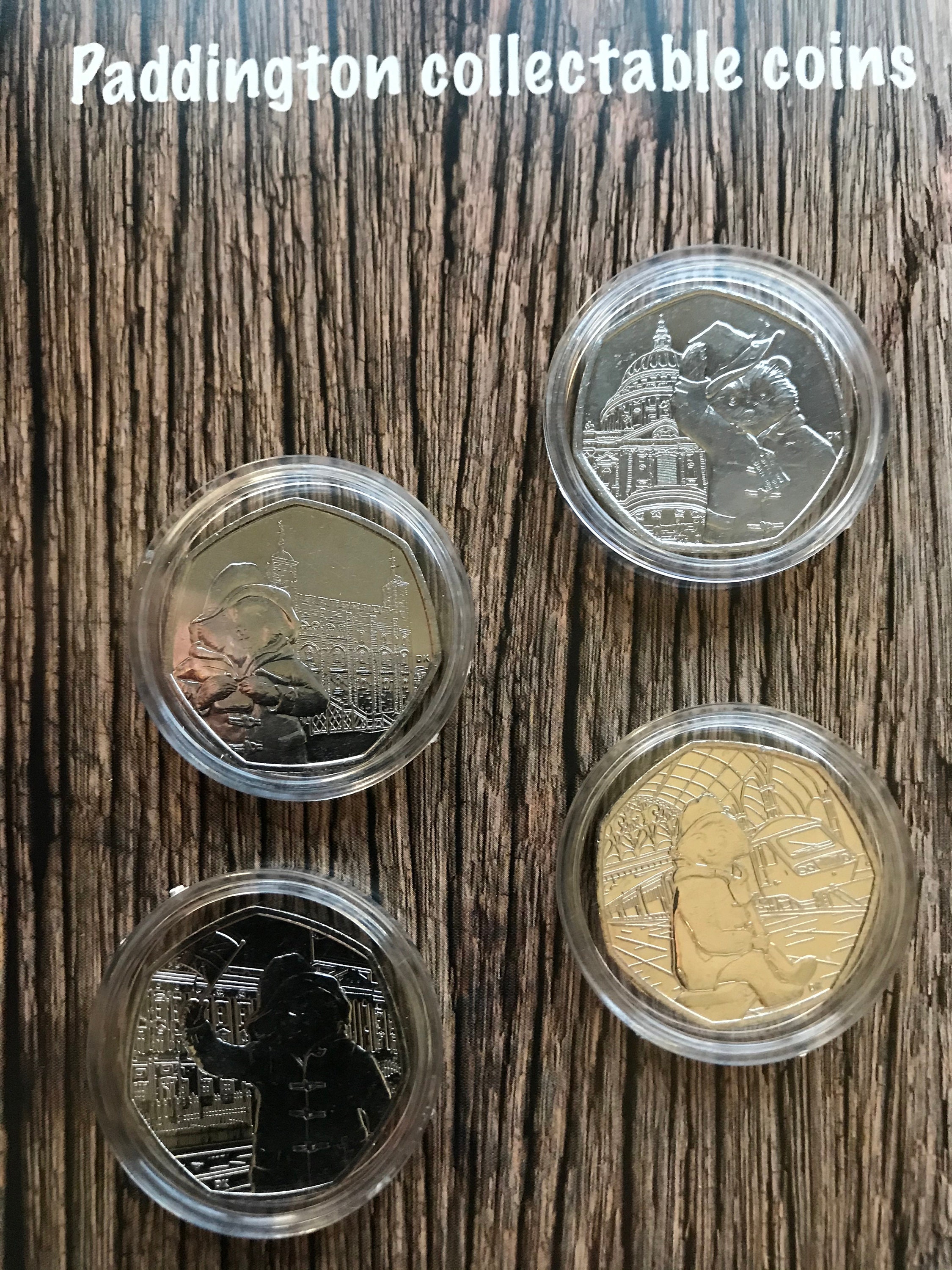 Paddington Set of 4 2018/2019 Mint Uncirculated Coins Gift - Etsy UK