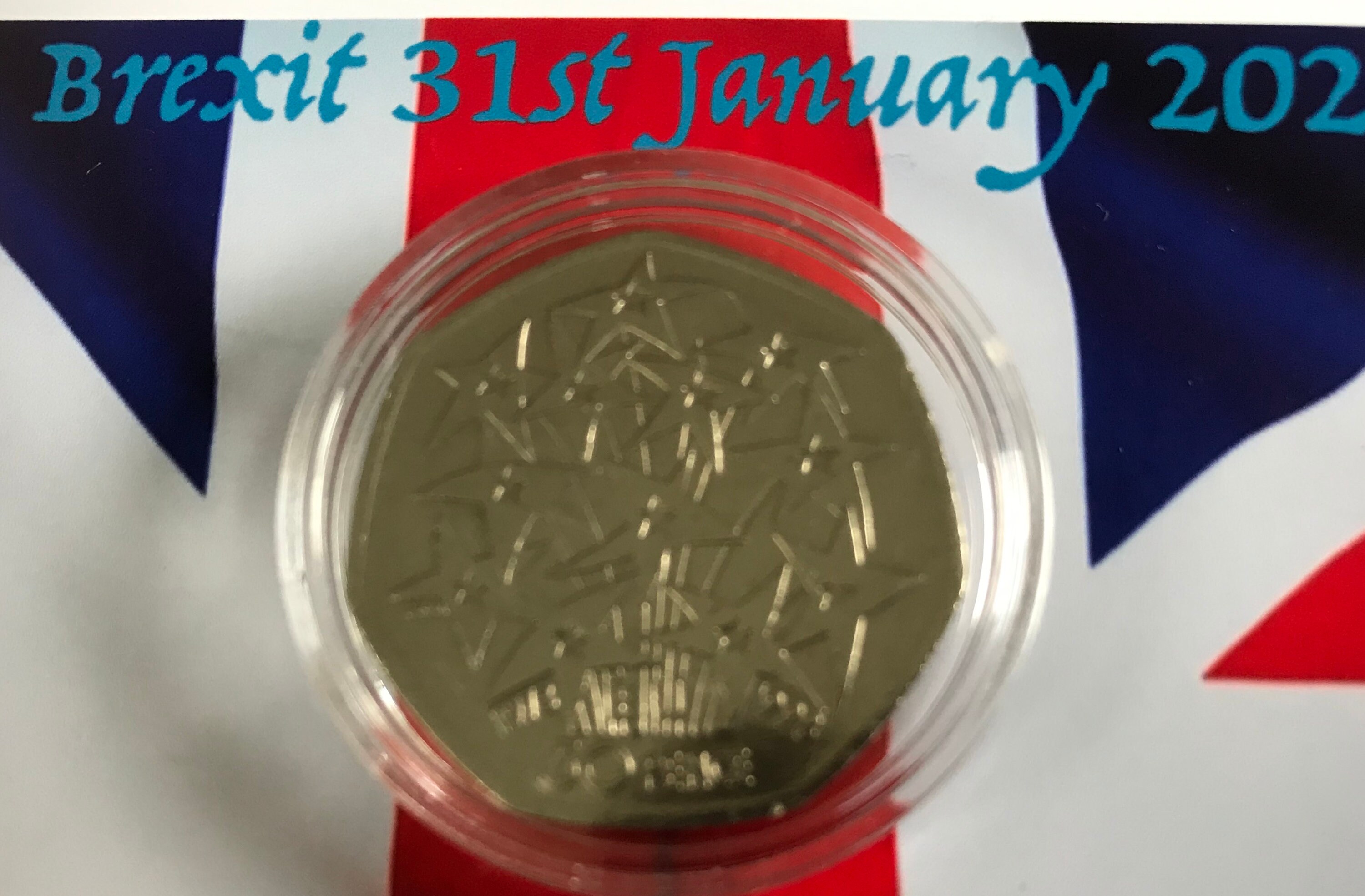 3 Collectable Commemorative Royal Mint 50p Coins Marking EEC /UK ...