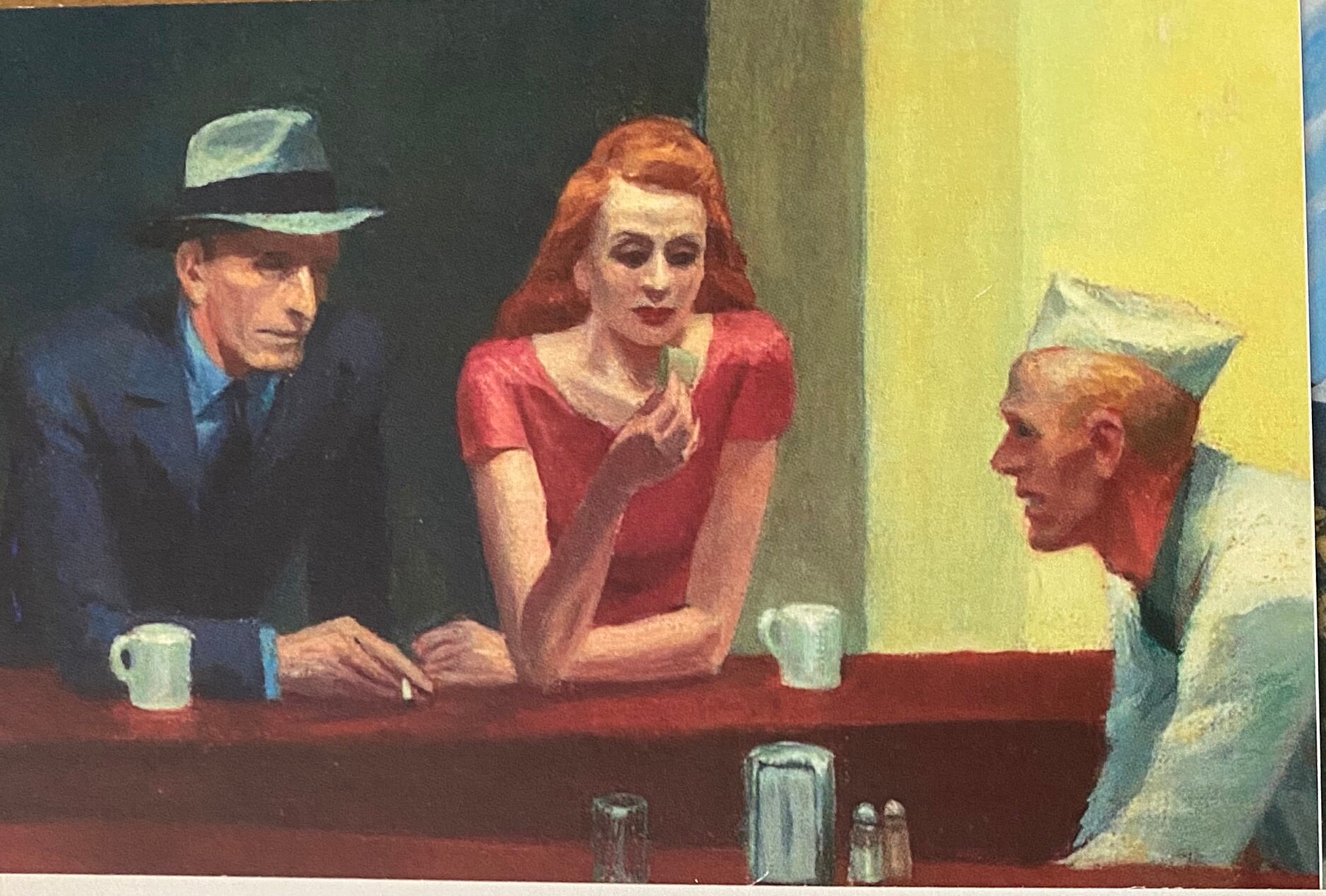 20 Classic Edwin Hopper art images reproduced as quality postcards sold ...