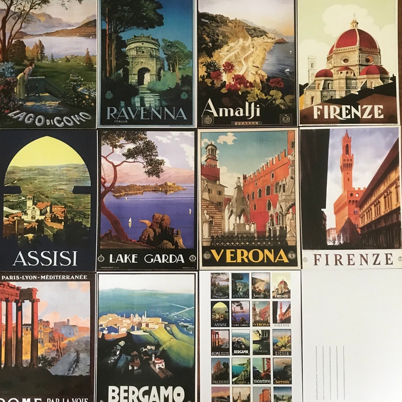Italy Postcards - Etsy