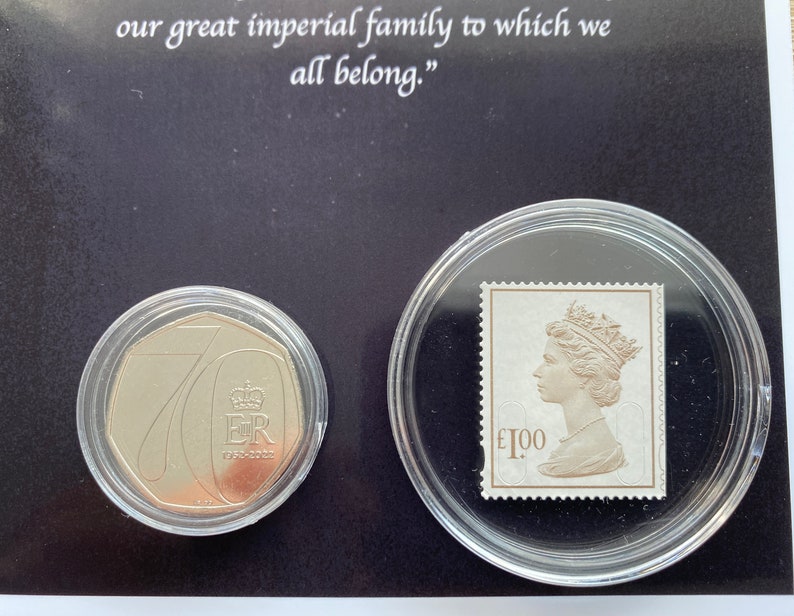 Queen Elizabeth Ii Memorial Coin Display - Etsy