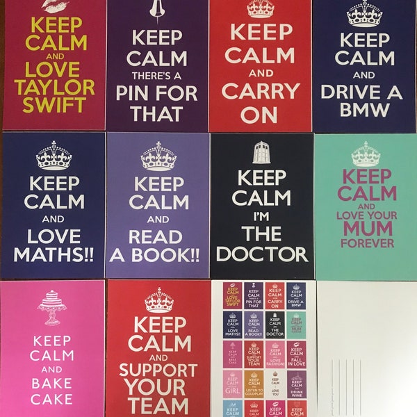 Keep Calm Posters - Etsy