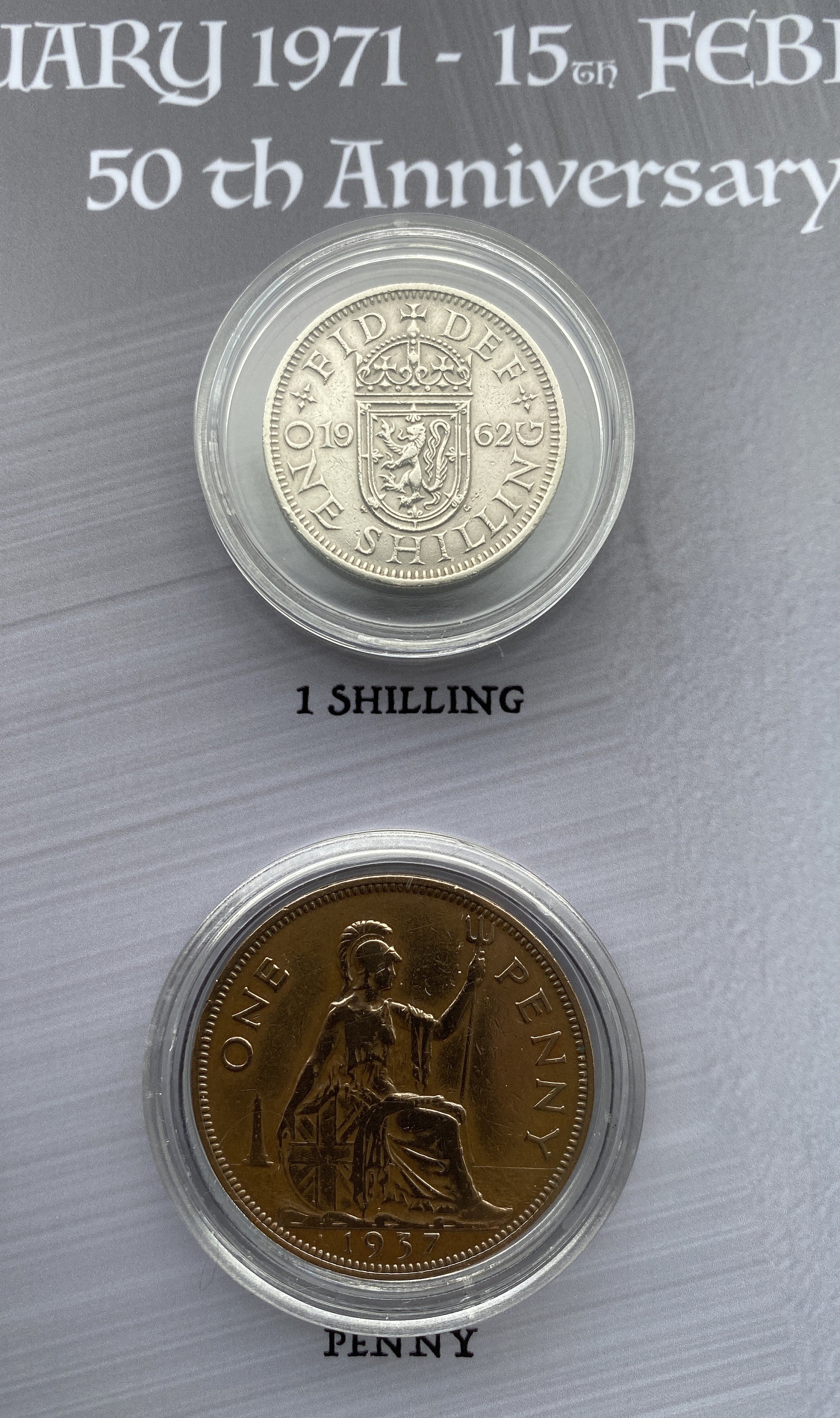 50TH Anniversary Uk Decimalisation 1971-2021 Coin Gift Set - Etsy New ...