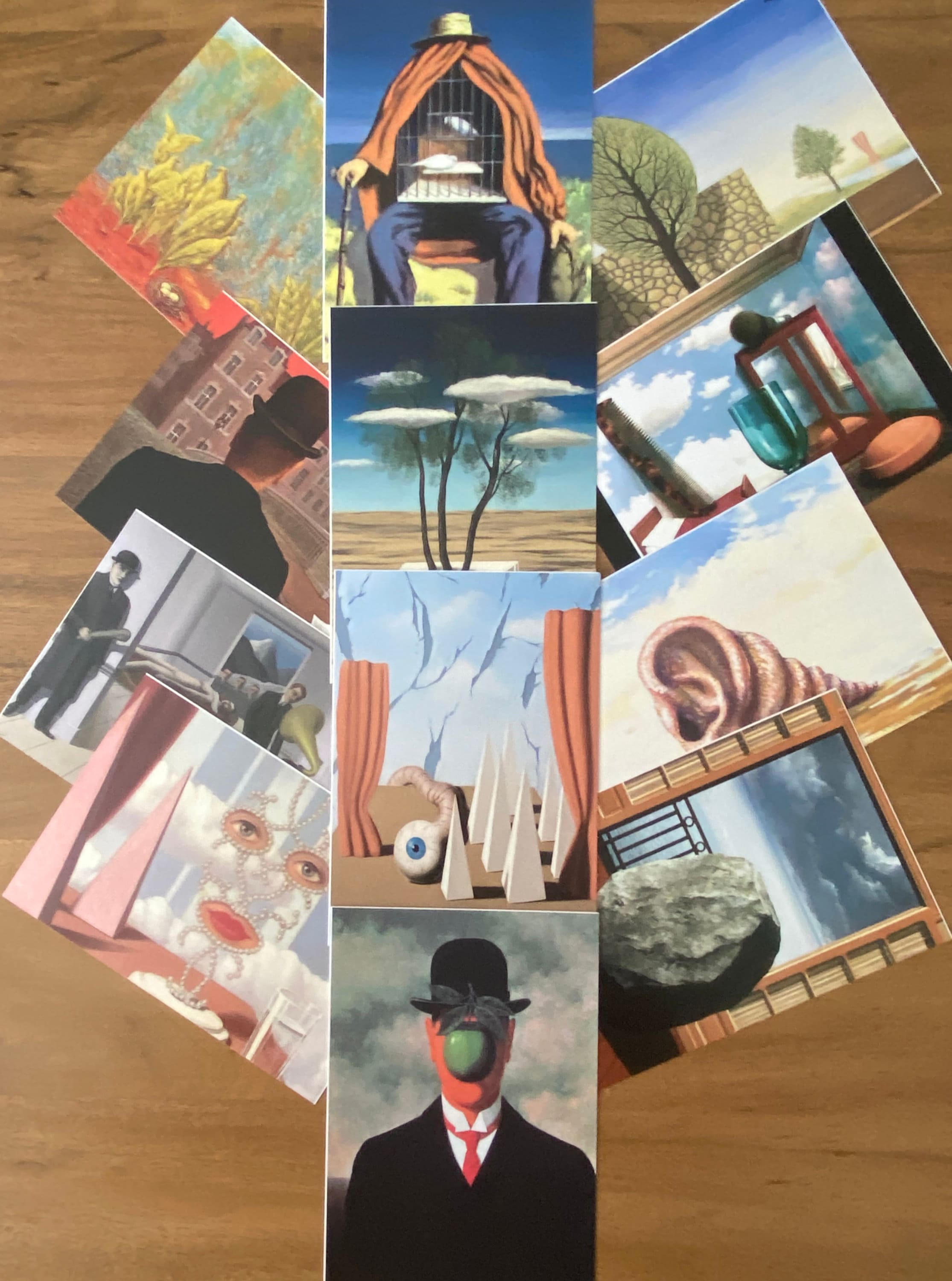 20 Classic Rene Magritte Art Images Reproduced as Quality Postcards - Etsy