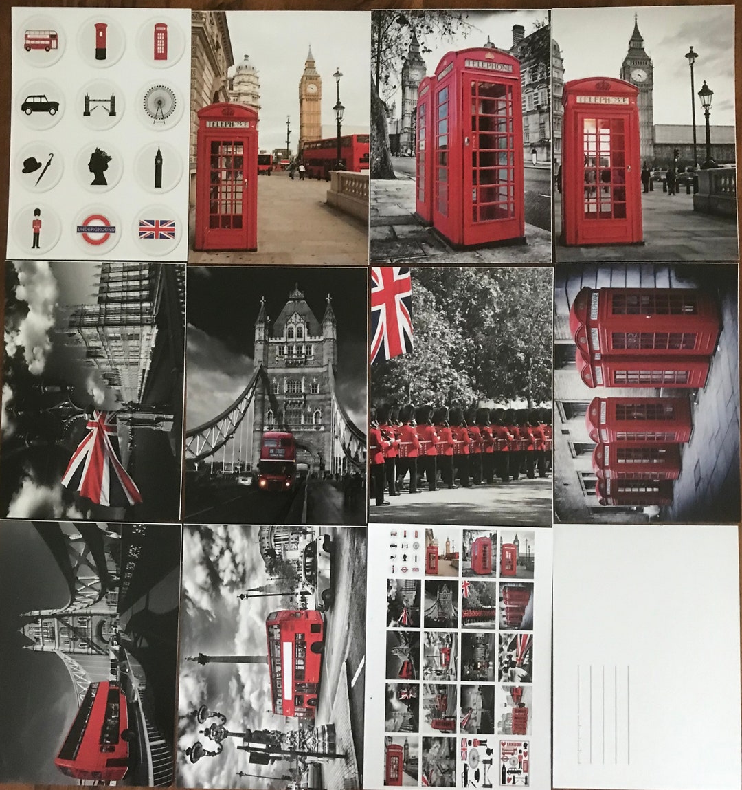 20 Modern Images of Iconic London Sights as Quality Postcards - Etsy