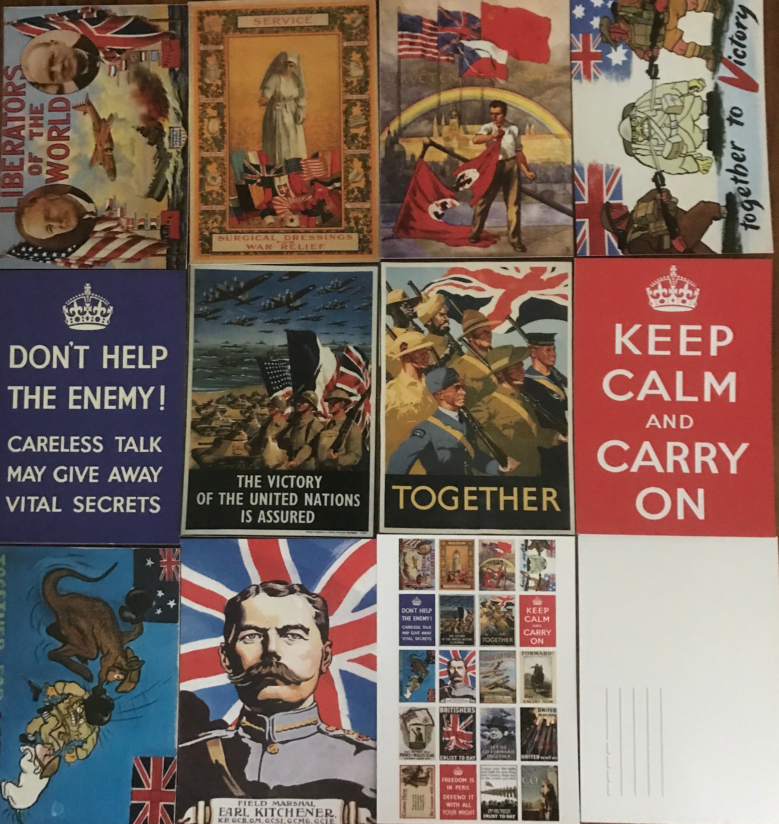 20iconic Wartime UK Posters as Quality Postcards to Enjoy - Etsy UK