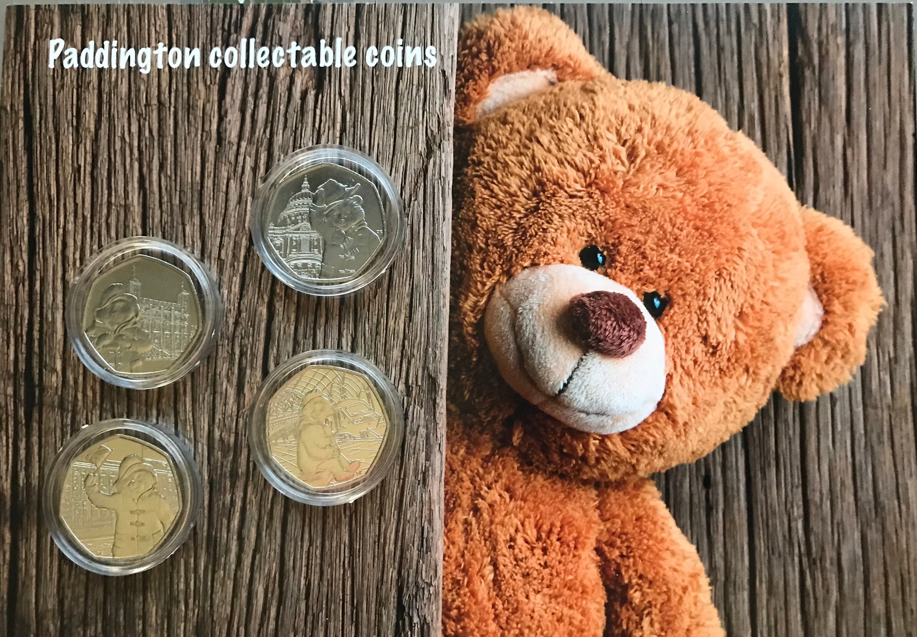 Paddington Set of 4 2018/2019 Mint Uncirculated Coins Gift - Etsy UK