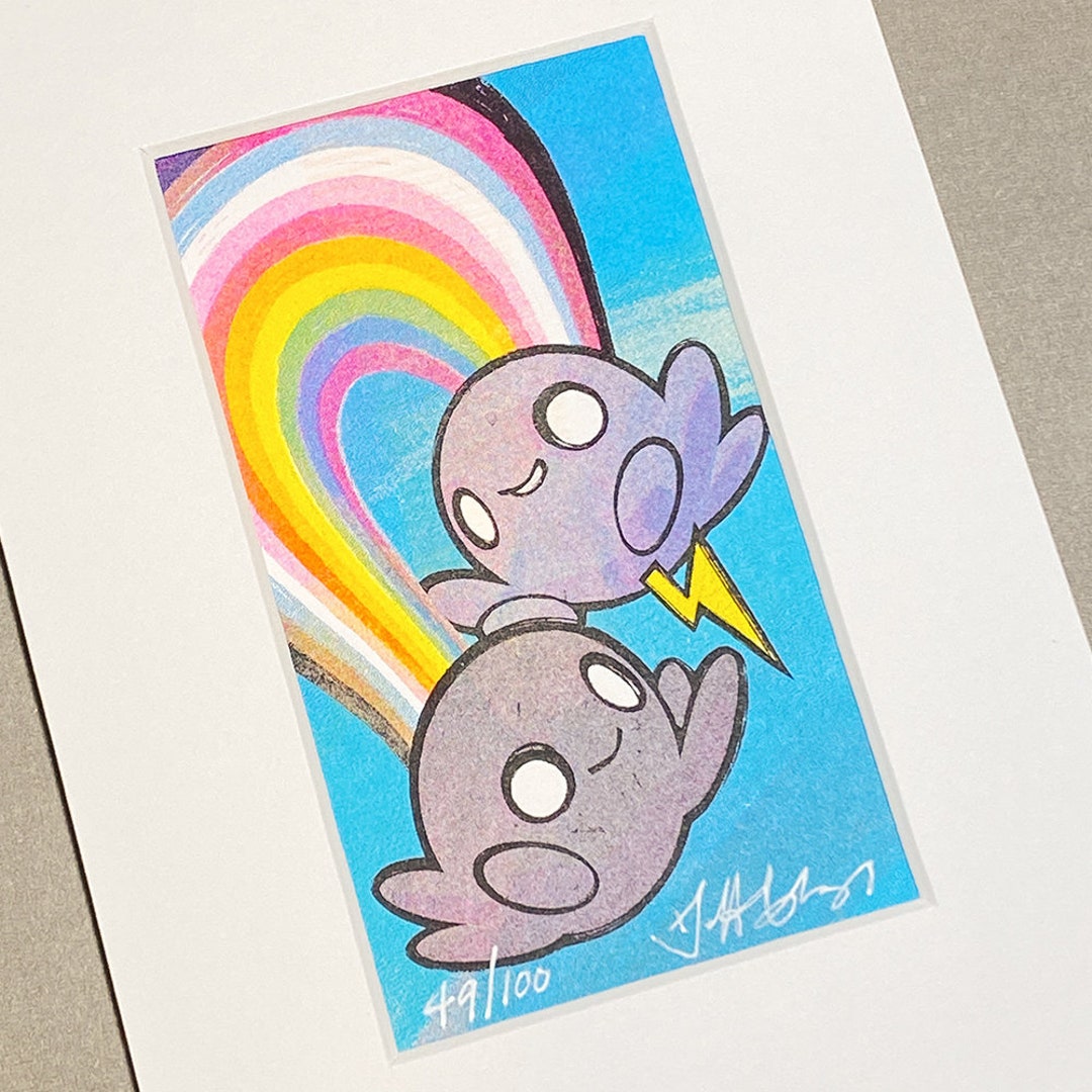 Proud AF - Small Riso Print - Edition of 100 - Etsy