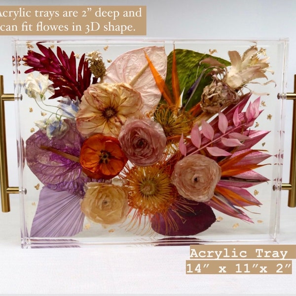 Acrylic Bouquet Preservation - Etsy