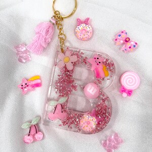 Pink Keychain Inspired Barbie Keychain Pink Glitter - Etsy