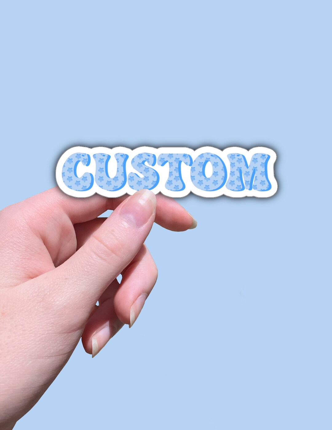 Customizable Sticker, Custom Text Sticker, Customizable Labels, Small ...