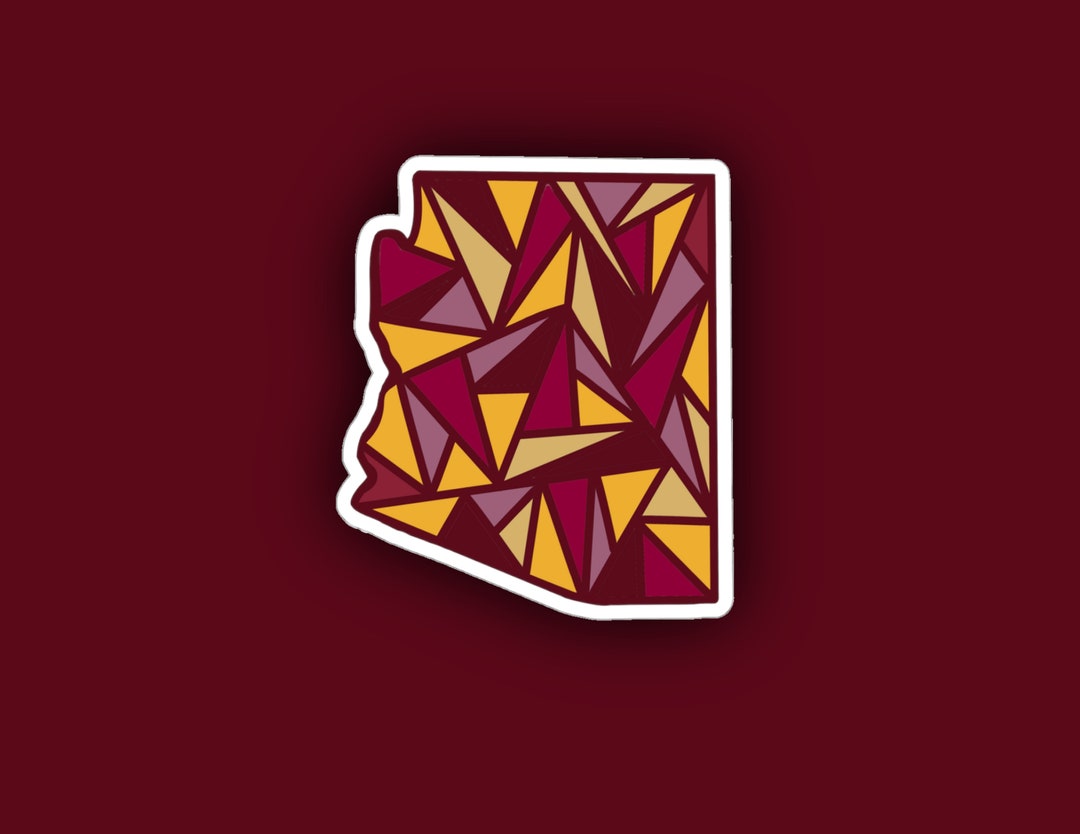 Arizona Sticker, Tempe, Phoenix, College Sticker, Congrats Grad ...