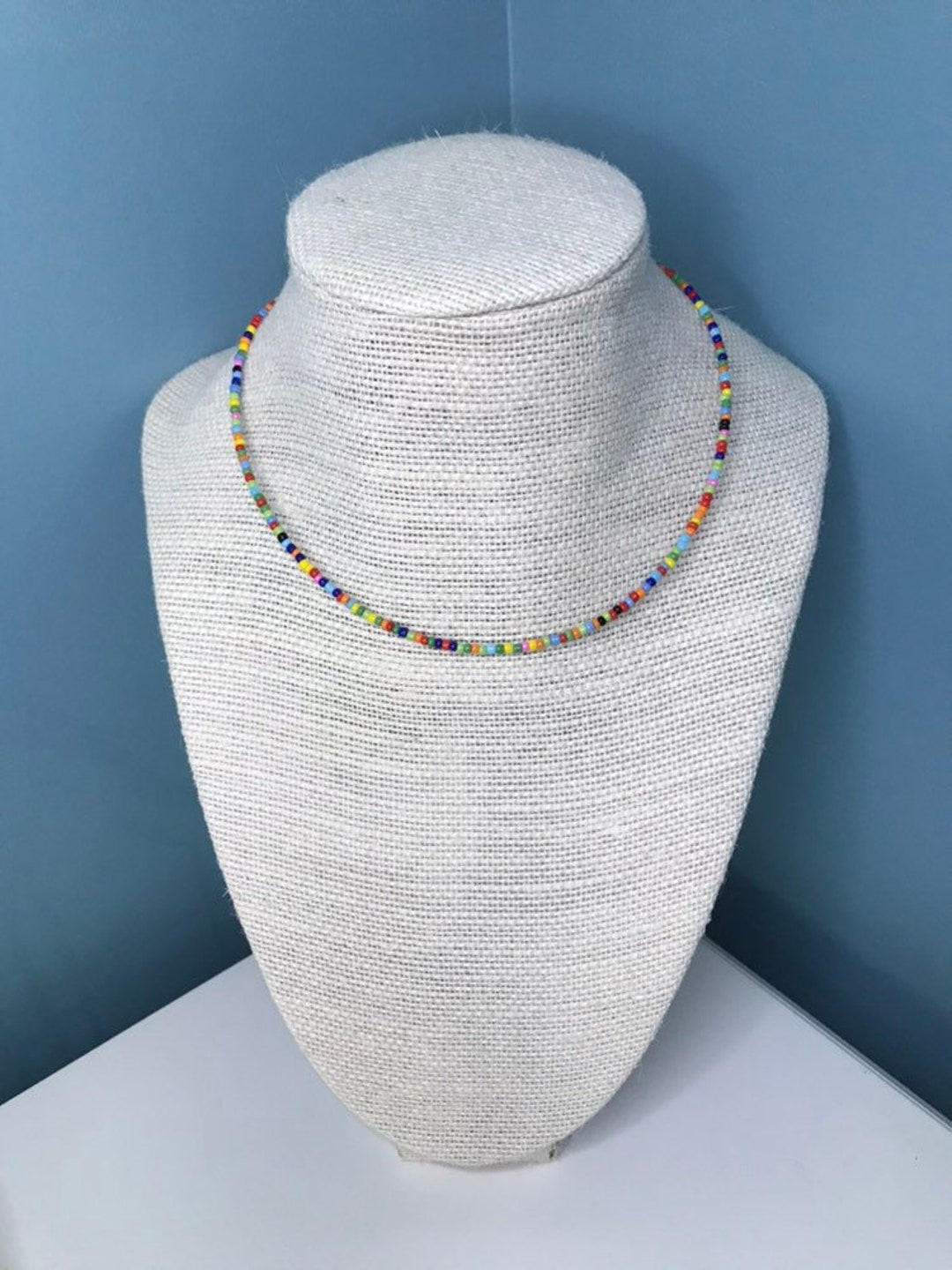 Rainbow Choker - Etsy