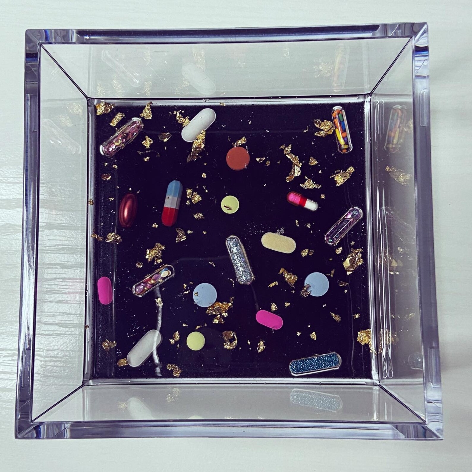 Acrylic Pill Trinket Tray 5'' X 5''. Great - Etsy UK