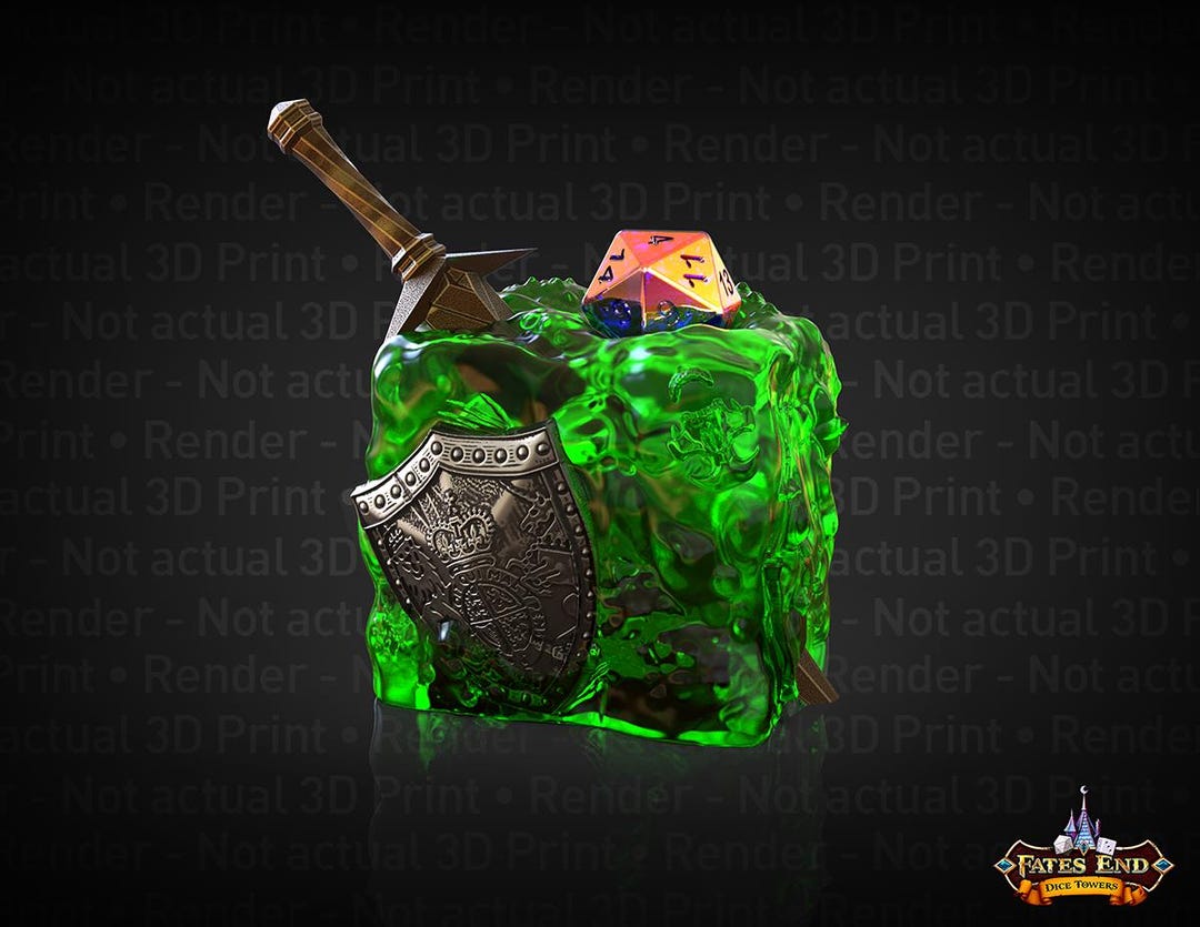 Gelatinous Cube Dice Jail - Etsy