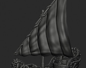 Dnd Undead Galley Pirate Ship Boat Depths of Savage Atoll Tabletop ...