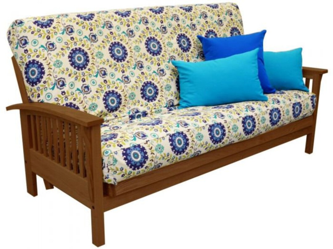 Wood Amish Bent Arm Mission Futon Frame Walnut - Etsy