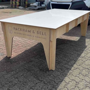 8x4 Workbench Plans CNC Router Assembly Table Portable Flat Pack ...