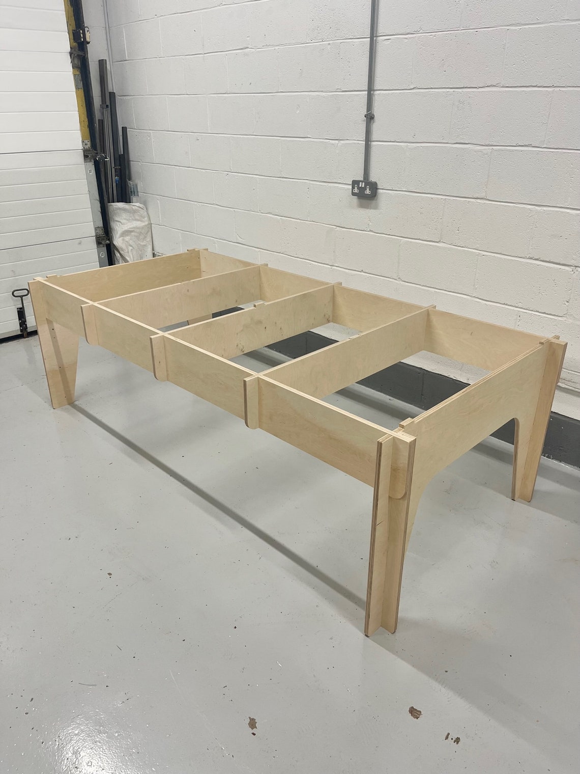 Big Workbench Assembly Table 8x4 Portable Site Wooden Birch Ply Festool ...