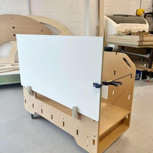 Workshop Trolley CNC Router Plans Wood Storage MFT Cart for Joinery ...