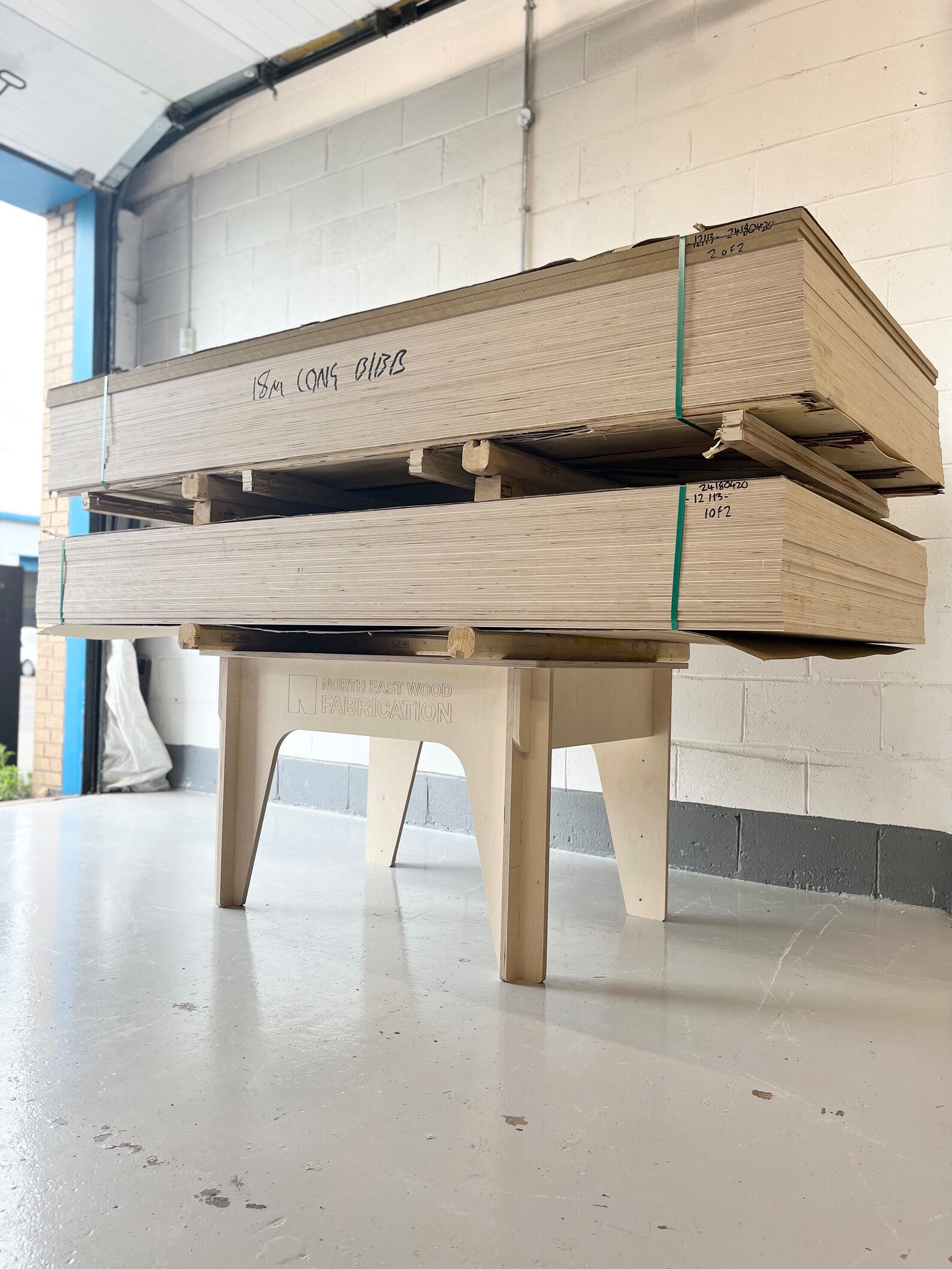 Small Workbench Portable Site Table Like Festool MFT Flatpack Wooden Birch Ply DIY Work Bench ...