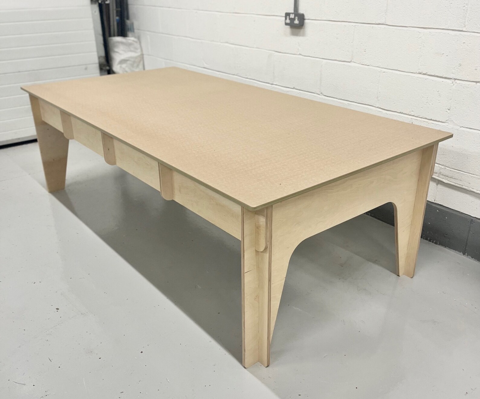 Big Workbench Assembly Table 8x4 Portable Site Wooden Birch Ply Festool ...